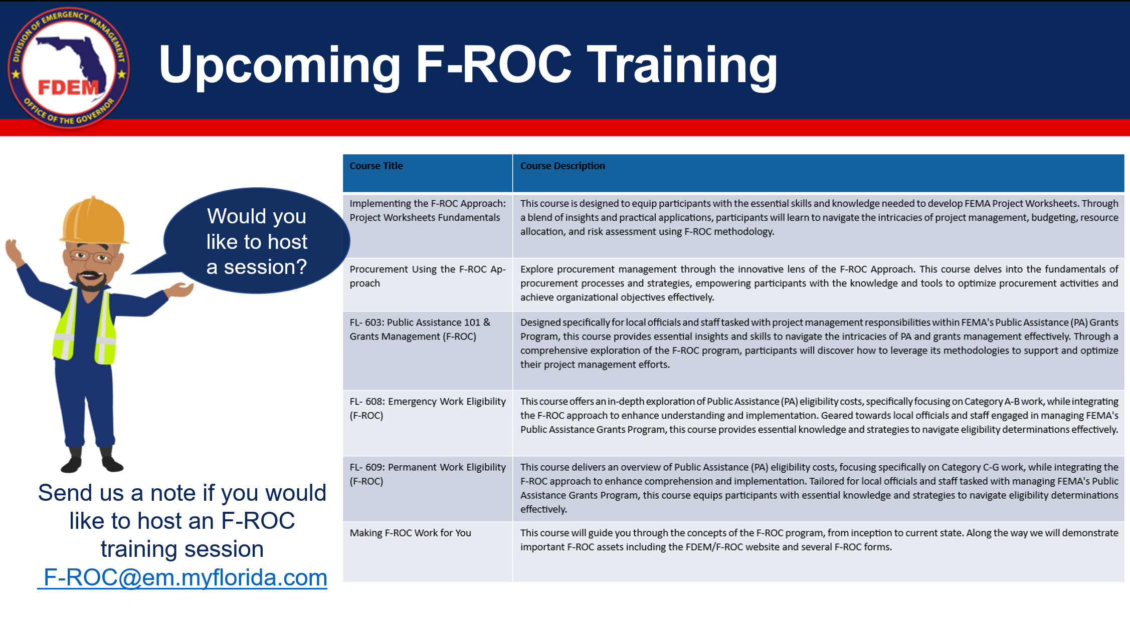 F-ROC | Florida Disaster