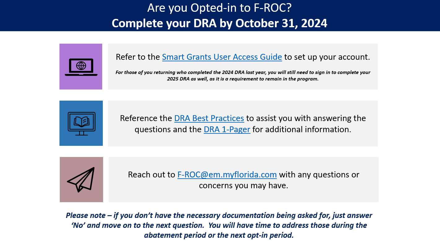 F-ROC | Florida Disaster